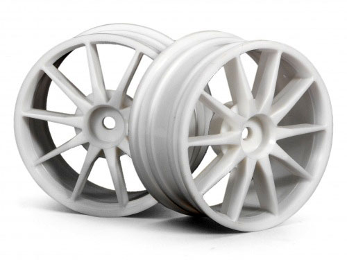 10 Spoke 24mm Wheel 0mm Offset 2pcs (HPI-3785). HPI-Racing. Резина ...