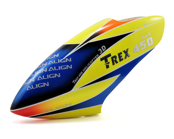 Корпус Painted Canopy Yellow/Red/Blue T-Rex 450 Plus (HC4172T). Align ...