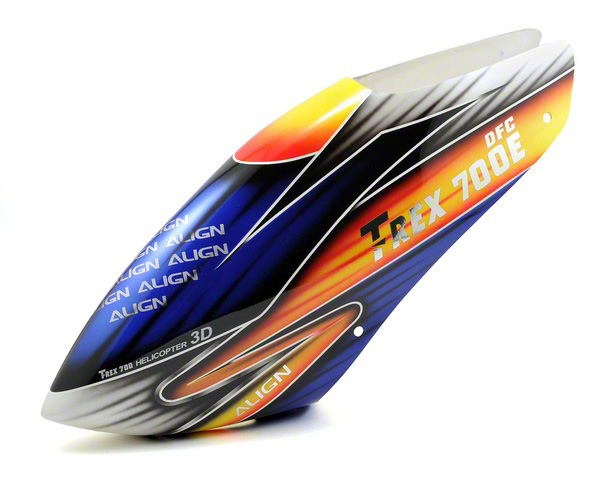 Корпус Painted Canopy Blue/Orange/Yellow T-Rex 700E DFC (HC7642T ...