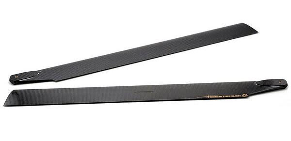 Carbon Fiber Composite V2 Main Blades 620mm (TTR3875). Thunder Tiger ...