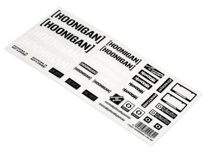 Наклейки HPI X Hoonigan BW Decal (HPI-113257). HPI-Racing. Аксессуары и ...