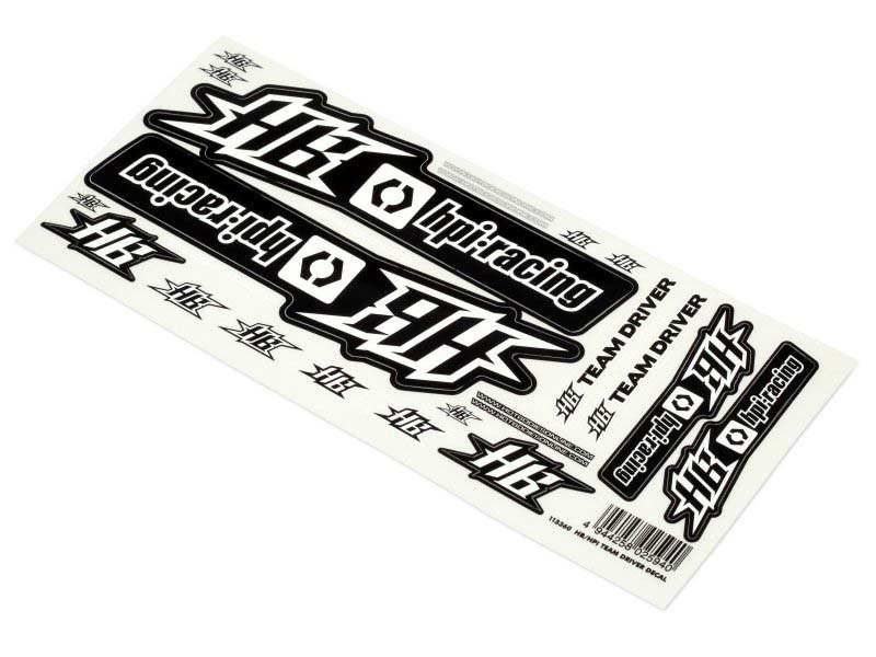 Наклейки HPI/HB Team Driver Decal (HPI-113360). HPI-Racing. Аксессуары ...