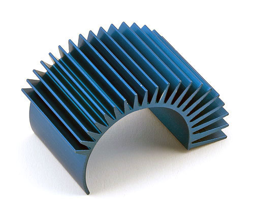 Radial Clip-on Heatsink Long Blue Aluminum (AS3928). Associated ...