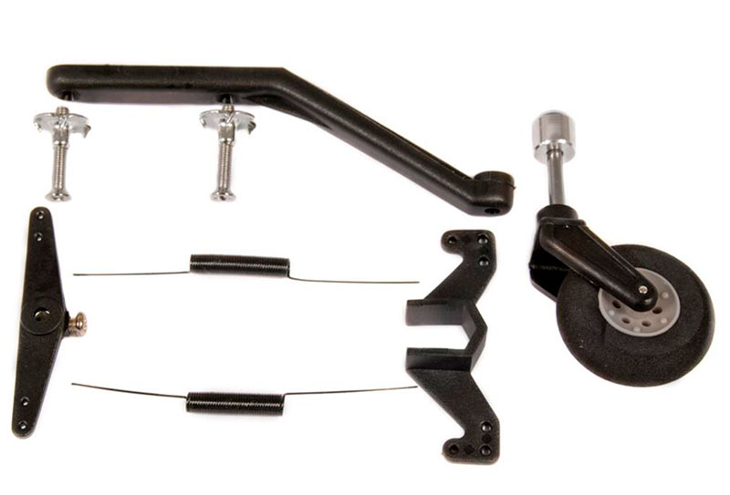 Стойка шасси хвостового колеса с колесом (поворотная) Haoye Tail Wheel ...