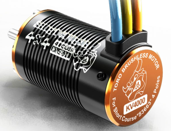 Мотор SkyRC Toro Brushless Motor 4000kV for 1/10 Short-Course (SK ...