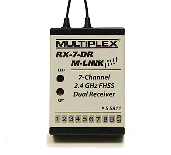 Приемник Multiplex RX-7-DR M-LINK Receiver 2.4GHz (55811). Multiplex ...