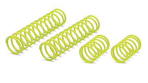 Пружина Rear Shock Spring 23x155x2.3mm 17.5 Coils Yellow Baja 2pcs (HPI ...