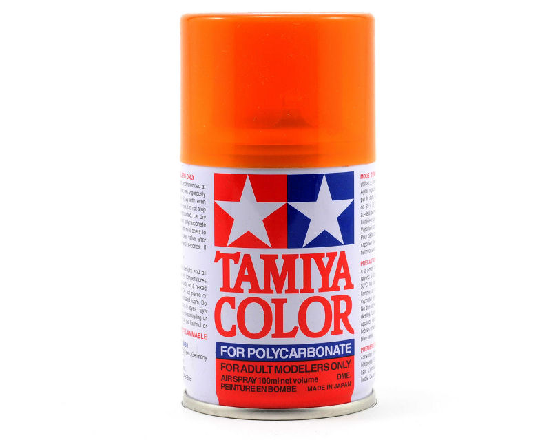 Краска для поликарбоната Tamiya PS-43 Translucent Orange Color 100ml ...