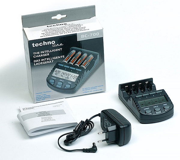 Зарядное устройство Technoline BC-700 Charger NiMh/NiCd AA/AAA (TL-BC ...