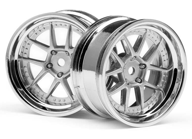 Диски DY-Champion Wheel 26mm Chrome/Silver 6mm Offset 2pcs (HPI-111276 ...
